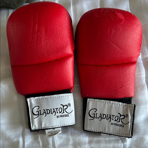 gladiator by pro force | Accessories | Gladiator Red Boxing Gloves ...